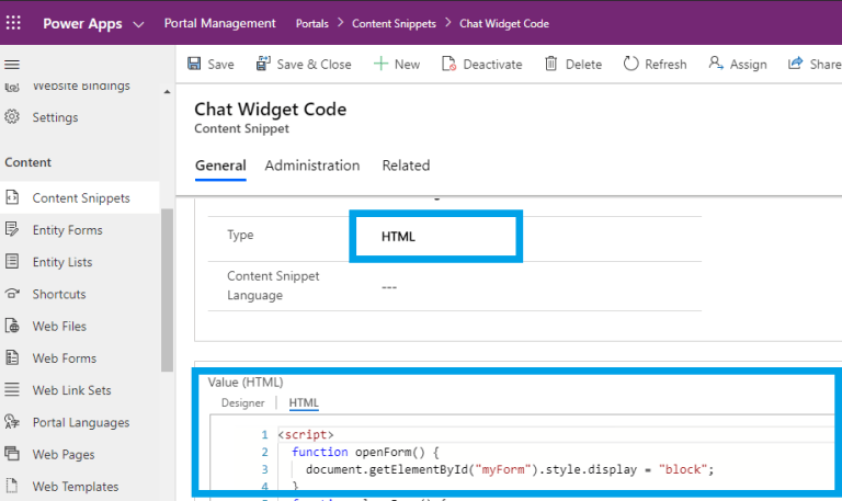 Add floating Chat Bot (Microsoft Virtual Agent) on Power Portal ...