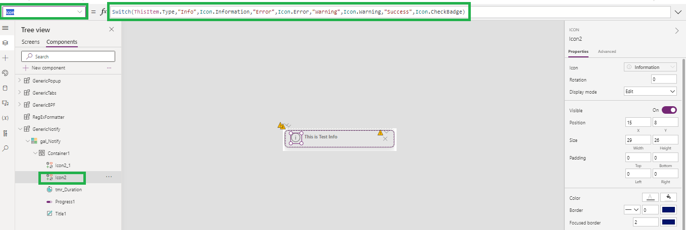 Power Apps : Create Generic Notification in your own style and Replace OOB Notification – CRM 16 ...