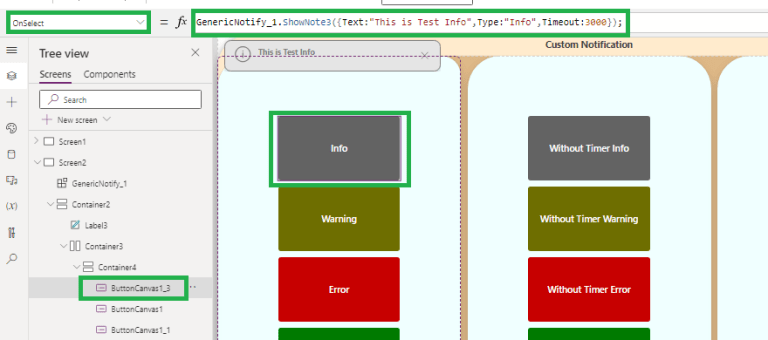 Power Apps : Create Generic Notification in your own style and Replace OOB Notification – CRM 16 ...